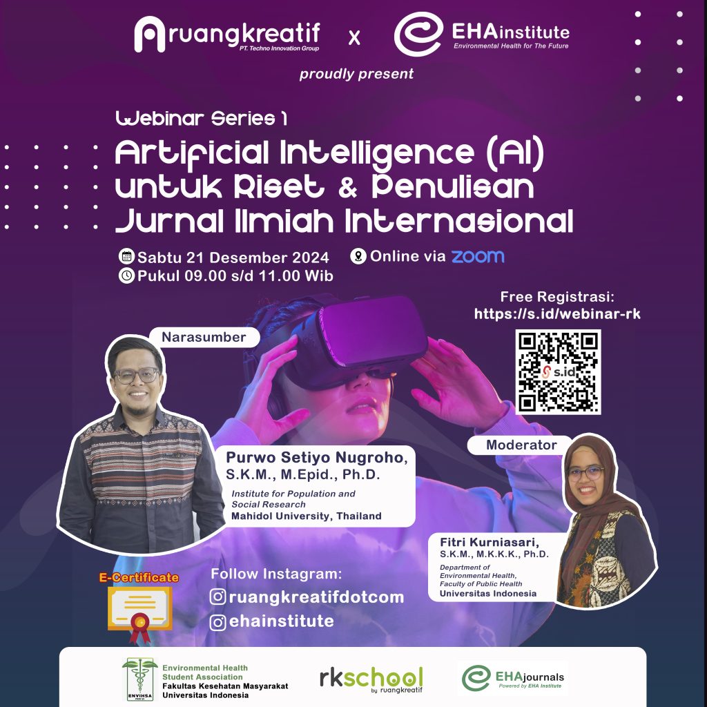 Webinar Series #1 "Artificial Intelligence (AI) untuk Riset & Penulisan Jurnal Ilmiah ...